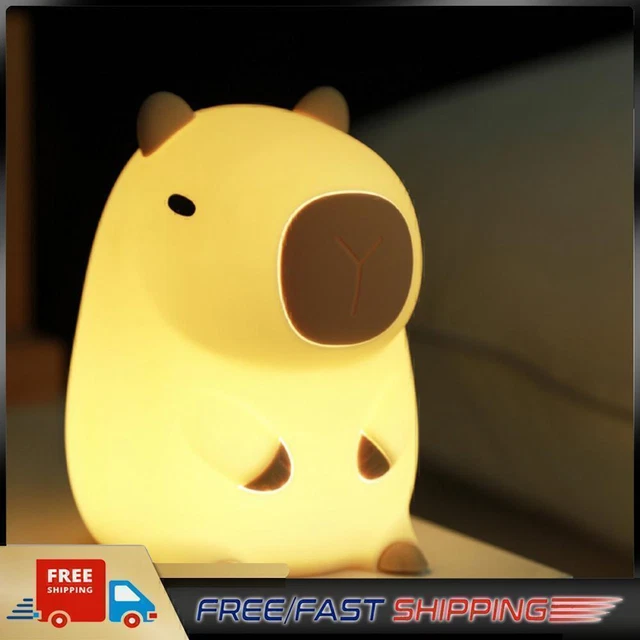 CAPYBARA NIGHT LIGHT Rechargeable Sleep Lamp for Bedroom Living Room ...
