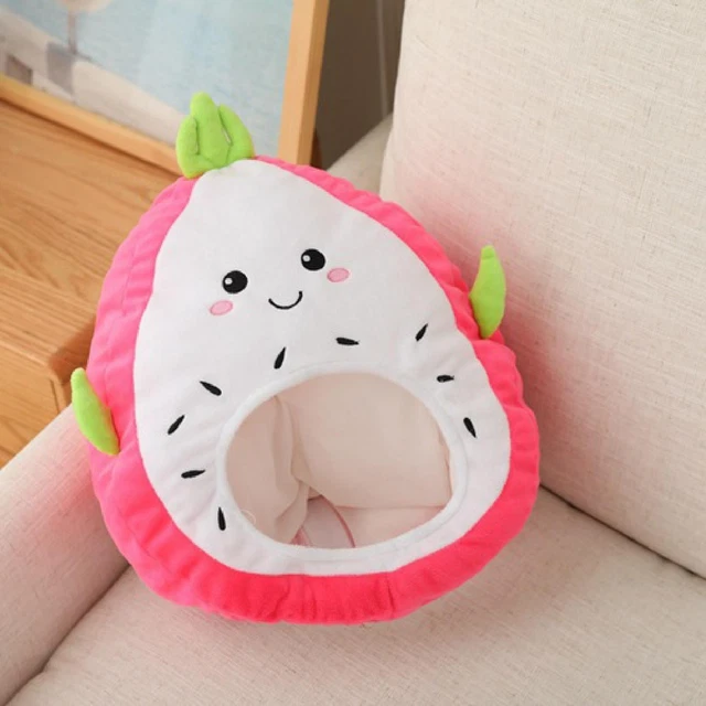 STUFFED DRAGON FRUIT Headgear Hat Photo Prop for Stage Birthday Gift ...