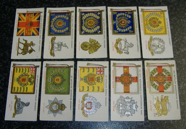 PLAYERS - REGIMENTAL Standards And Cap Badges - PART SET 38/50 £8.12 ...