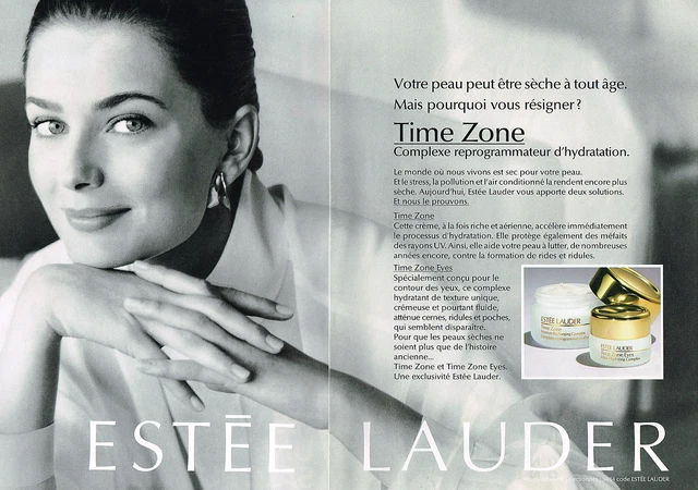 PUBLICITE ADVERTISING 046 2006 Estée Lauder cosmétiques ( 2p) Night ...