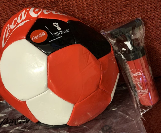 COCA-COLA FIFA WORLD Cup Qatar 2022 Football Size 5 & Pump - BN ...