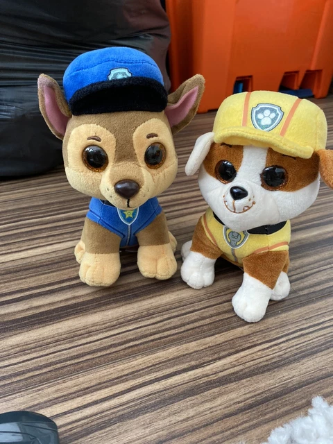 PAW PATROL PUPS Teddy teddies Bundle Chase Rubble £3.20 - PicClick UK