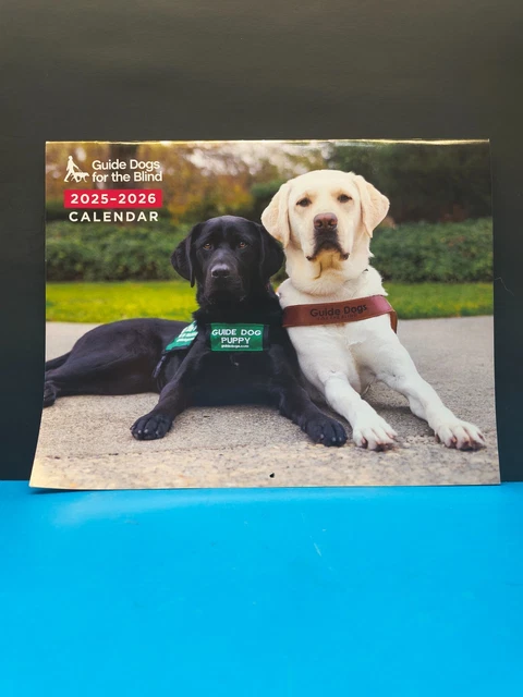 GUIDE DOGS FOR the Blind - 2026 Wall Calendar - 15 Months - Darling Dog ...