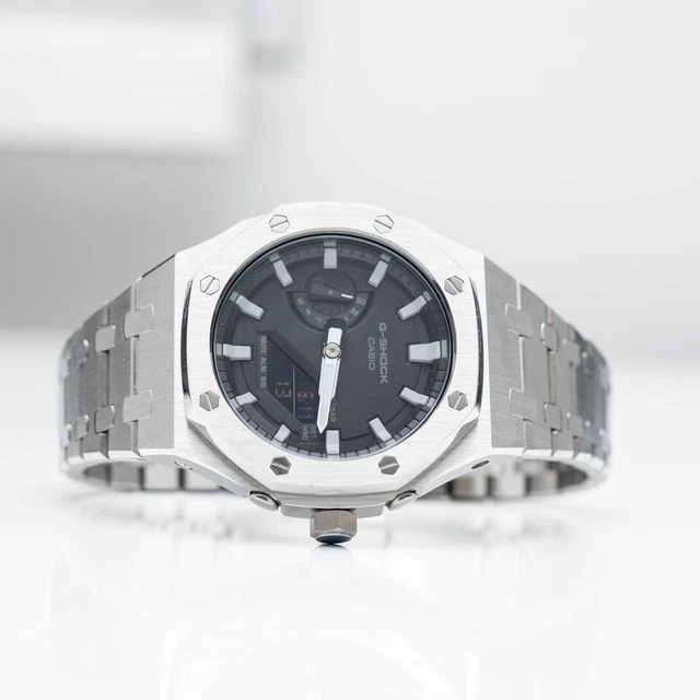 CASIO G-SHOCK GEN 5 CASIOAK Mod Kit Custom Stainless Steel Case Modell ...