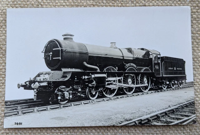 KING STEPHEN STEAM Locomotive Engine Train, GWR, Railway Real Photo ...