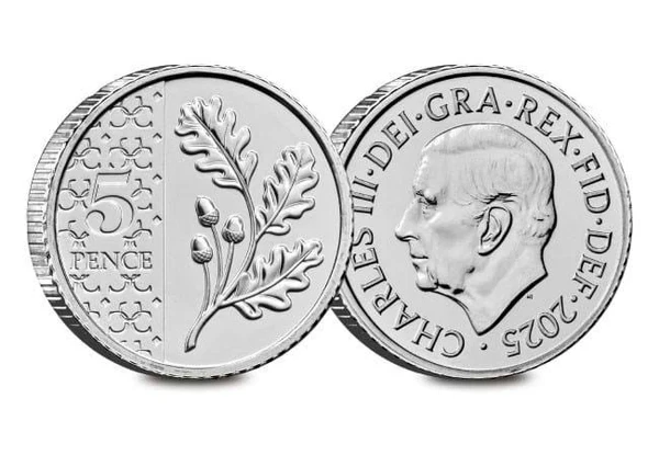 RARE NIFC 2025 UNC KING CHARLES III OAK TREE 5p COIN. SAT £4.45 ...