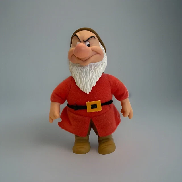 DISNEY SNOW WHITE & the Seven Dwarfs Grumpy Vintage Applause Doll Plush ...