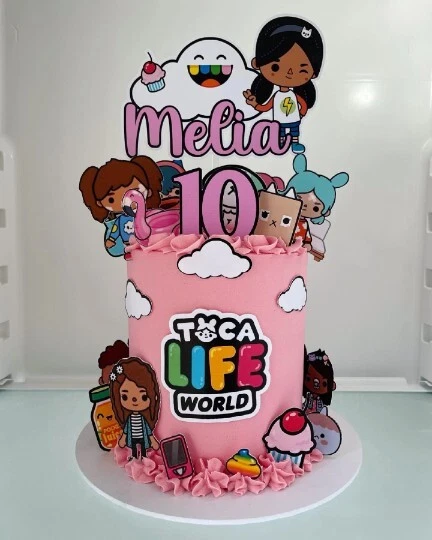 TOCA LIFE CAKE topper set (non edible) toca boca £15.00 - PicClick UK