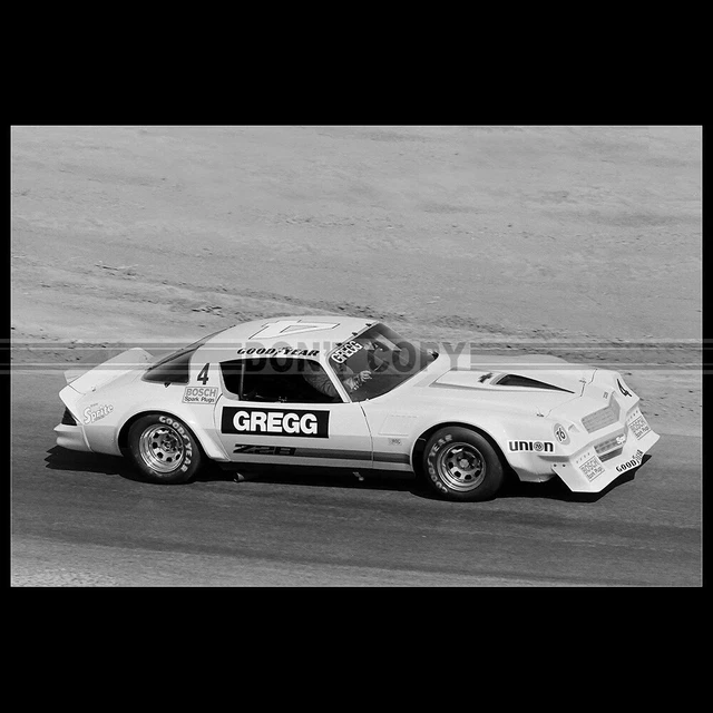 PHOTO A.039287 CHEVROLET CAMARO Z28 PETER GREGG IROC RIVERSIDE RACE 3 ...