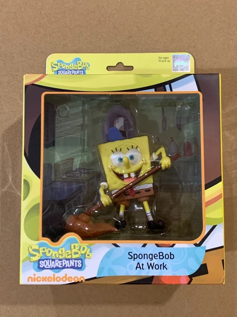 SPONGEBOB SQUAREPANTS MINI Figure World "Spongebob At Work" 2012 ...