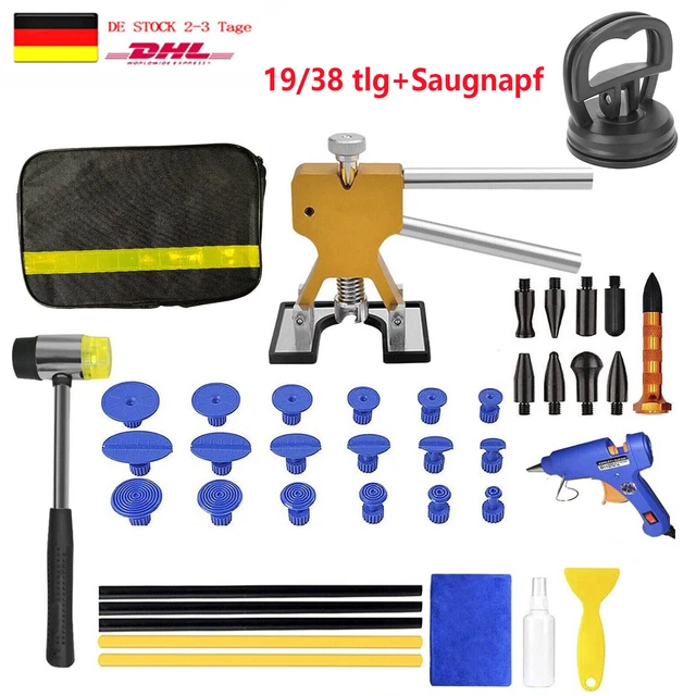 19/38X AUSBEULWERKZEUG AUTO Beulen Reparatur Set Dellenlifter Ausbeul ...