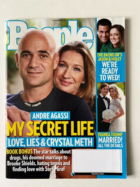 ANDRE AGASSI * STEFFI GRAF BROOKE SHIELDS November 9 2009 PEOPLE ...