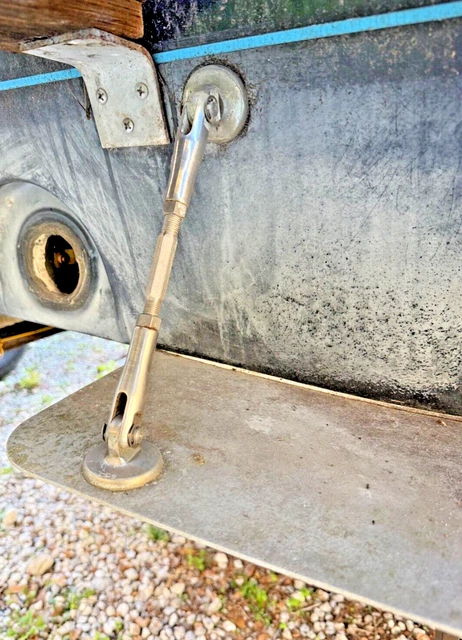 TRIM TAB FIXED Manual Adjustment Turnbuckle 1983 Supra Rider Ski ...