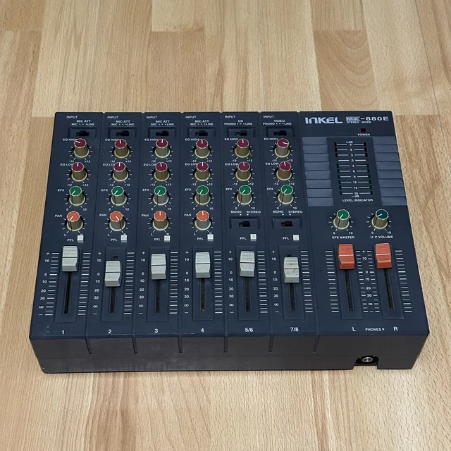 INKEL STEREO MIXER MX 880e 240v 50hz 10.5W £44.99 - PicClick UK