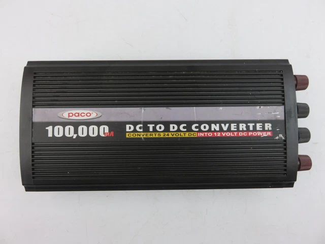 CONVERTISSEUR DE PUISSANCE noir Paco Ligao PV2412-100 50 ampères avec ...