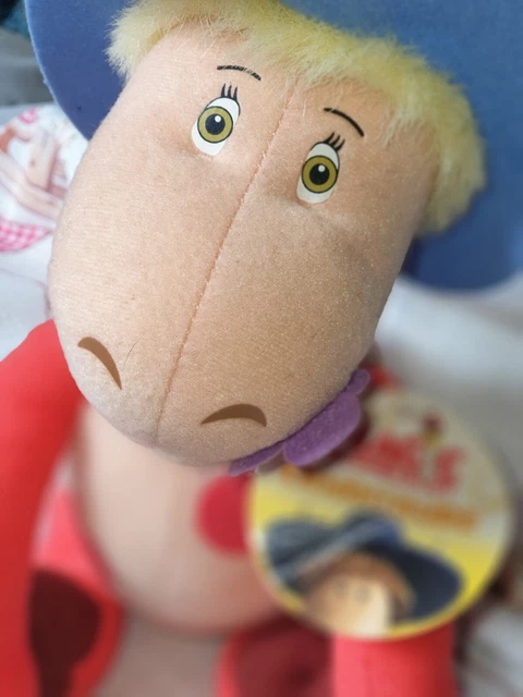 VIVID 2004 THE Magic Roundabout Cow Ermintrude Soft Toy Teddy Plush £10 ...