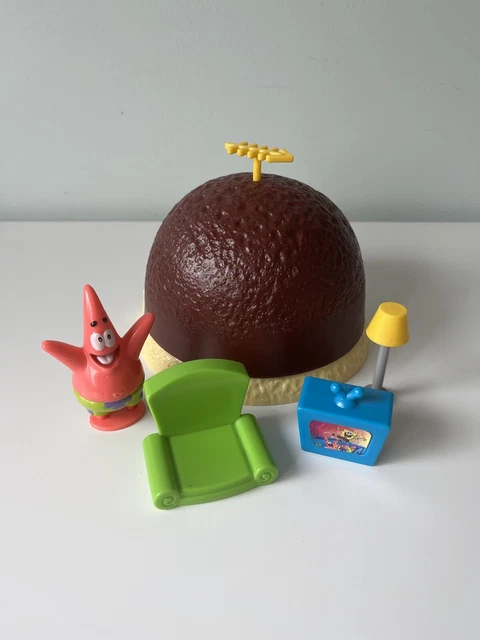 SPONGEBOB SQUAREPANTS PATRICK Star House Rock Playset With Figure ...