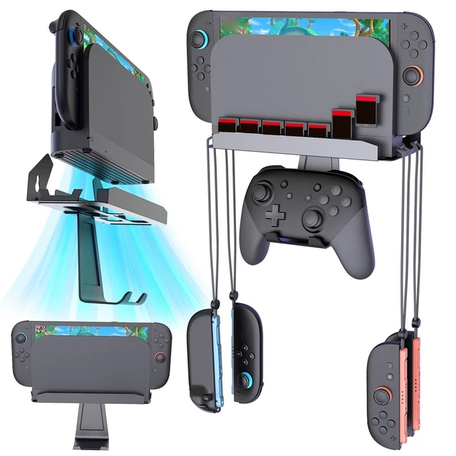 METAL WALL MOUNT Holder for Nintendo Switch2 Space Saving Gaming ...