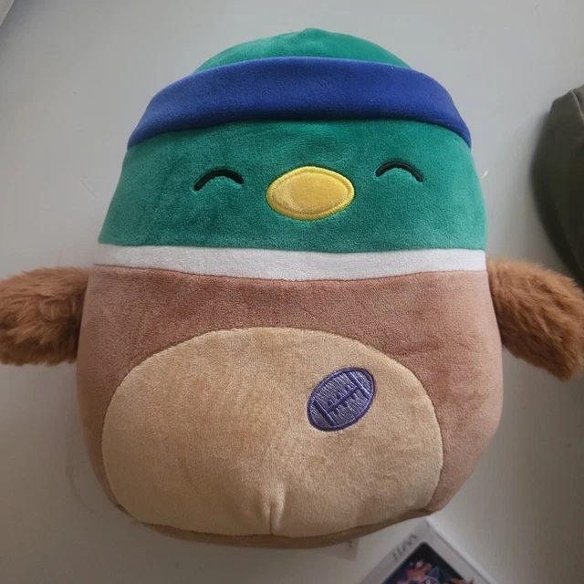 SQUISHMALLOWS AVERY THE Mallard Duck Rugby Soft Toy Stuffed Animal 7.5 ...