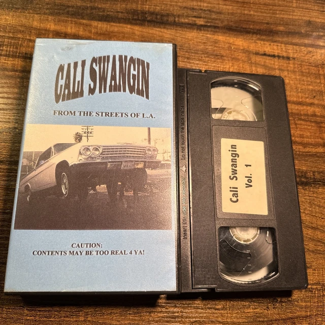 CALI SWANGIN FROM The Streets Of LA VHS TAPE VINTAGE LOW RIDER 1998 ...