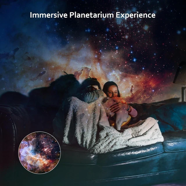 5K GALAXY STAR Projector Planetarium Night Light 3 HD Glass Slides £235 ...
