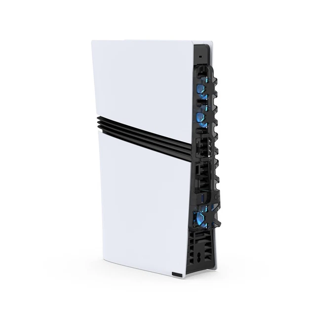 LED EQUIPPED COOLING Fan for PS5 Pro Adjustable Speeds Lightweight ...