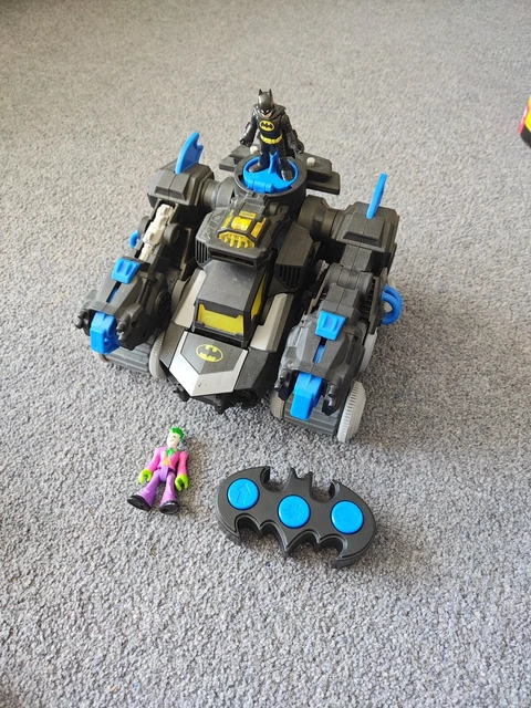 FISHER PRICE IMAGINEXT Batman Batbot With Remote Control Transforming ...