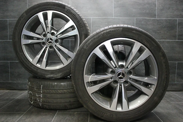 ORIGINAL MERCEDES W212 Alloy Wheels New Summer Tyre 245 45 r17 99W RDKS ...