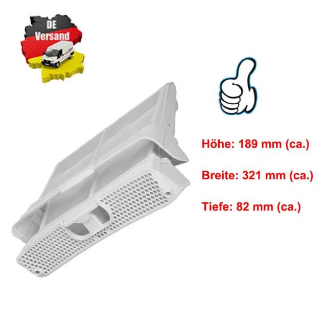 FÜR BOSCH WTW Wäschetrockner Fusselflaum Netz Filter Fänger Falle Käfig ...