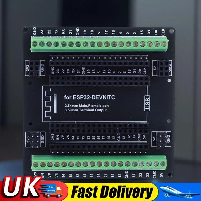 3 TYPES OUTPUTS GPIO Expansion Module for ESP32-DevKitC ESP-WROOM-32 UK £8.52 - PicClick UK