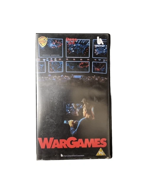 WARGAMES 1989 VHS Warner Home Video Tape Matthew Broderick 80s Cult ...