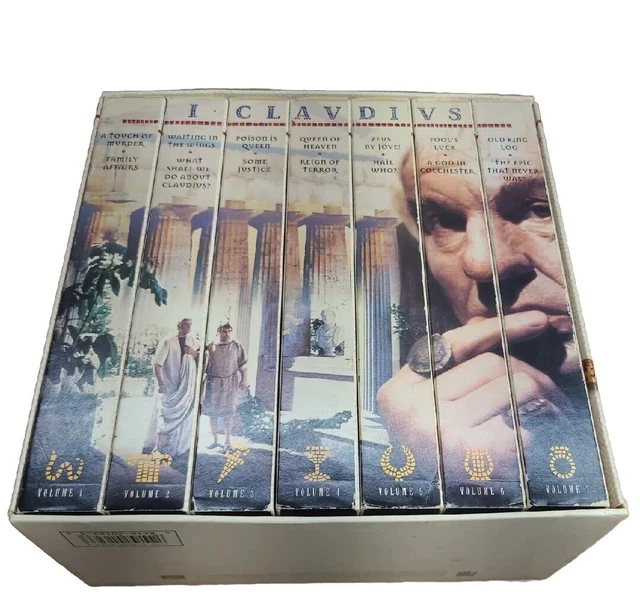I, CLAUDIUS VHS Set BBC Box Set Roman Emperors Derek Jacobi Patrick ...