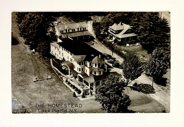 1930S DUTCH COLONIAL Homestead Farm Lake Placid New York Vintage RPPC ...