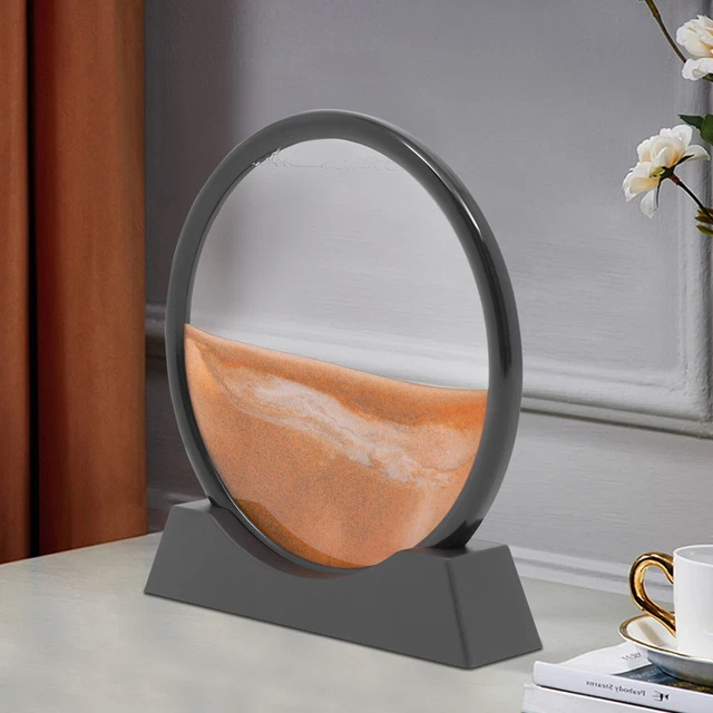 MOVING-SAND FRAME KUNST Bild Glas 3D Sandscape in Motion Display ...