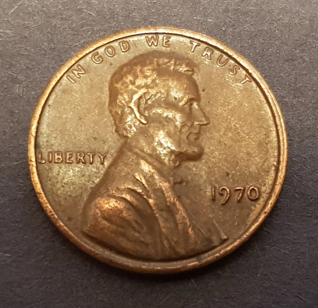 1970 LINCOLN FLOATING Roof Penny, No Mint Mark $399.00 - PicClick CA