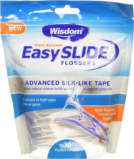 WISDOM EASY SLIDE Flossers and Floss Picks. £6.19 - PicClick UK