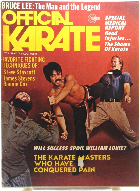 OFFICIAL KARATE MAGAZINE May 1974 Bruce Lee the Man and The Legend XG £ ...