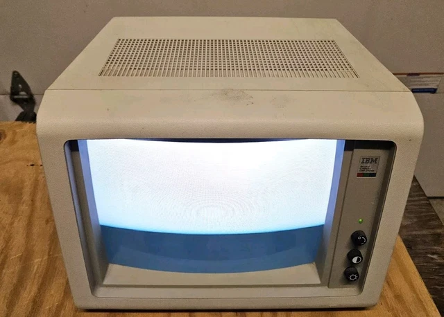 VINTAGE IBM 5153 CGA CRT Color Computer Monitor for PC/XT Computers ...