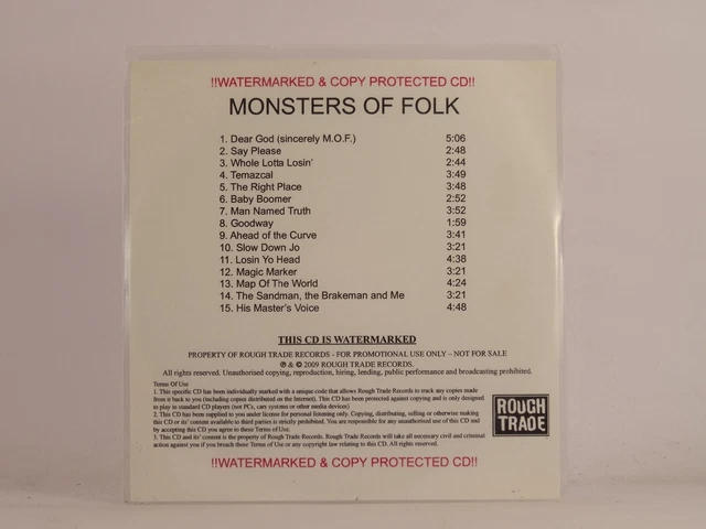 MONSTERS OF FOLK DEAR GOD/SAY PLEASE (539) 15 Track Promo CD Album White Sleeve EUR 8,81 ...
