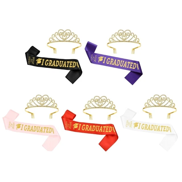 ACADEMIC SASH GRADUATION Crown for School Student Graduation Honor ...