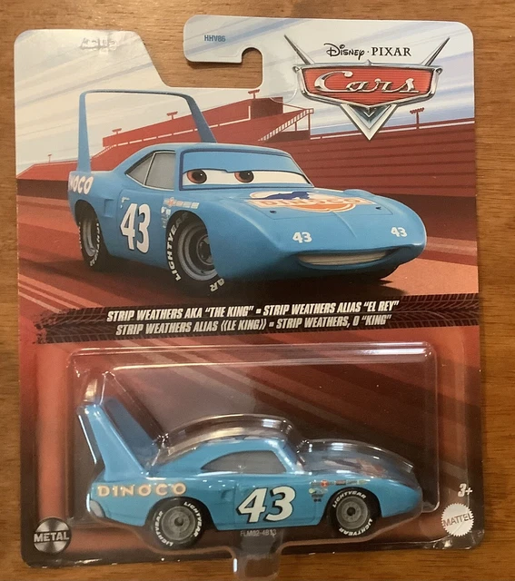 DISNEY PIXAR CARS Strip Weathers Aka “The King” Diecast Dinoco Car New ...