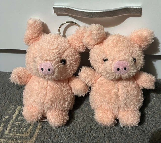 2X AUDLEY END Scruffy Pink Polly The Piglet Pig Soft Toy Plush 5 ...