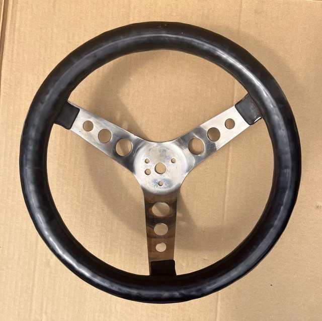 CLASSIC CAR STEERING Wheel 13 inch Deep Dish Austin Morris Mini MG ...