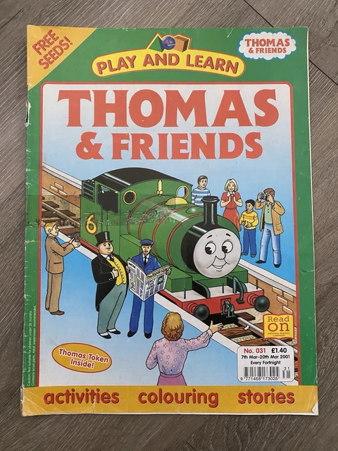 THOMAS & FRIENDS Magazine Play And Learn No.31 Mar 2001 £24.99 ...