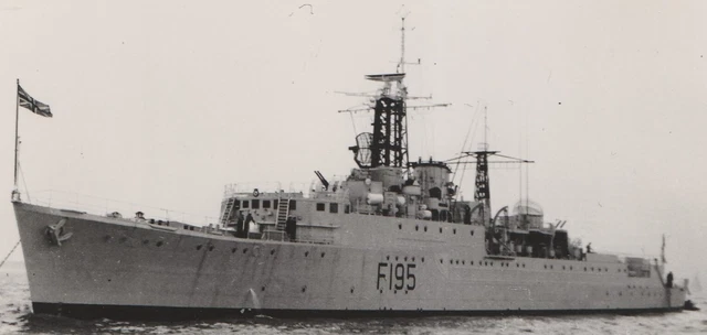 ORIGINAL ROYAL NAVY Photograph. HMS "Roebuck" Destroyer. WW2. Spithead ...