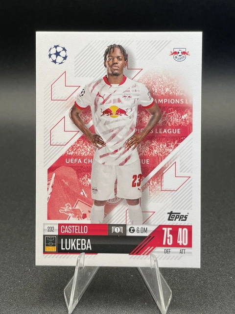 CASTELLO LUKEBA MATCH Attax 2024/2025 RB Leipzig 24/25 Topps # 232 £0. ...
