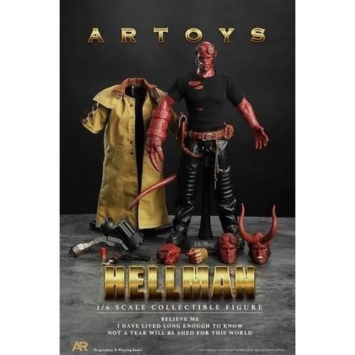 1/6 HELLMAN HELLBOY Male Custom Figure 4 Head Sculpts Special Edition ...