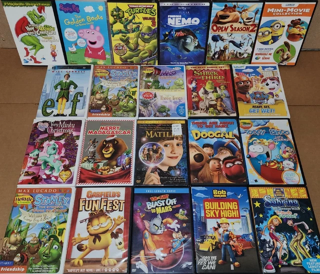 LOT OF 105 DVD Cartoon Family Children Classic Animated Kid Disney ...