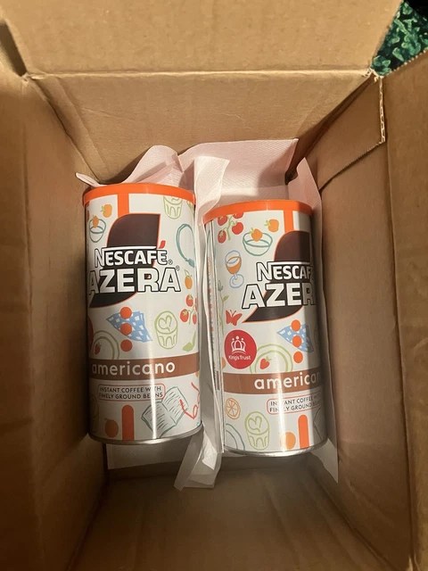 NESCAFE AZERA AMERICANO Instant Coffee, 2026 Expiry, 140g Tins, Pack of ...
