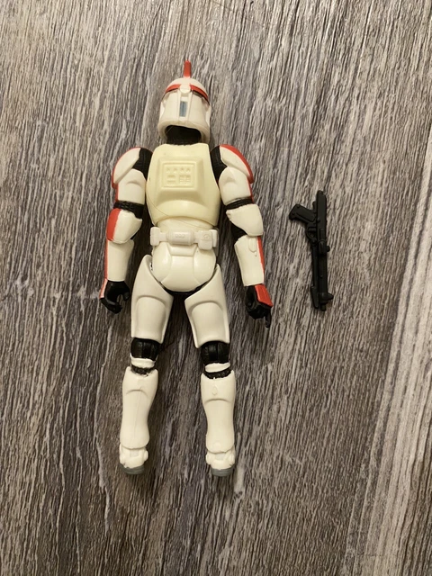 STAR WARS RED Phase 1 Clone Trooper Captain 3.75" Action Figure ...